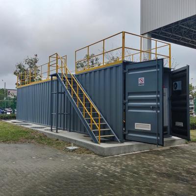 China Hospital Containerized Sewage Treatment Plant 50m³/D Water Treatment for sale