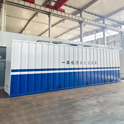 China MBBR Packaged Wastewater Treatment Plant  Domestic Wastewater Treatment System Meet Discharge Standards for sale