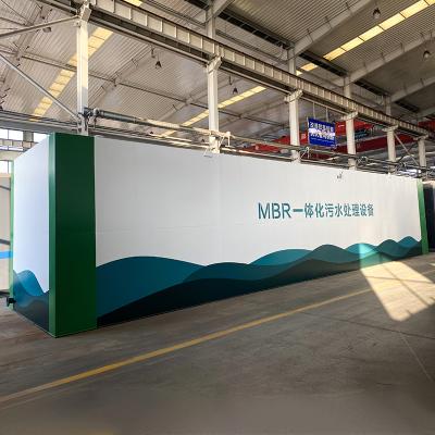 China Mbr Integrated Wastewater Treatment Equipment Fully Automatic PLC Control for sale