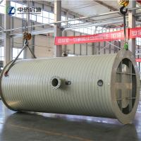 China Fully Automated IP65 HMPP Integrated Pump Station For Municipal Road Drainage With Remote Monitoring for sale