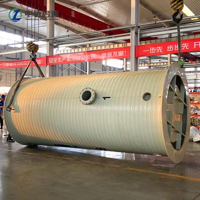 China Fully Automated IP65 HMPP Integrated Pump Station For Municipal Road Drainage With Remote Monitoring for sale
