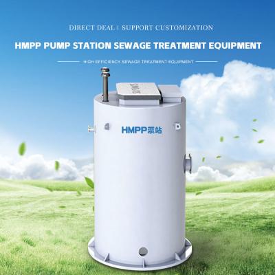 China HMPP Integrated Pump Station with High Modulus Polypropylene and PLC SCADA Control for Municipal Drainage with 50~70 Years Lifespan for sale