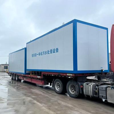 China Custom Automatic Domestic Sewage Treatment Equipment For Residential Village Hotel Restaurant Hospital Decentralized Wastewater Purification System for sale