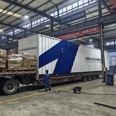 China Modular Wastewater Treatment Plant 150 cubic meters per day MBR process for sale
