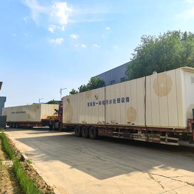 China Fully Automatic Integrated Wastewater Treatment Equipment with Compact Design and PLC Based Remote Monitoring for sale
