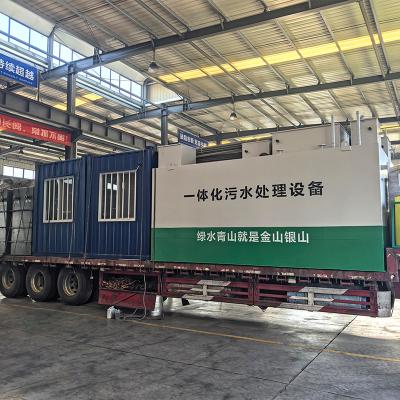 China Containerized Sewage Treatment Plant offering modular wastewater treatment solutions with performance and easy scalability for sale