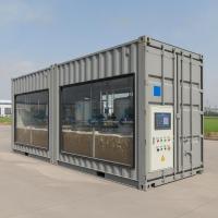 China Containerized Sewage Treatment Plant with 39.97m² Floor Space and Activated Sludge Process for sale