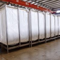 China Water Treatment System Reinforced PVDF Hollow Fiber MBR Membrane Module for sale