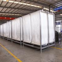 China Hollow Fiber MBR Membrane with 20 - 100 m² per module, 15 - 30 L/m²/h flux rate and 1,016 mm module length for wastewater filtration for sale