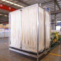 China Hollow Fiber MBR Membrane with 20 - 100 m² per module, 15 - 30 L/m²/h flux rate and 1,016 mm module length for wastewater filtration for sale