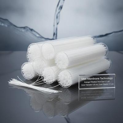 China Municipal wastewater MBR membrane module PVDF hollow fiber,  traceable curtain coding, one-stop supply and after-sales support. for sale