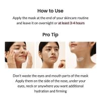 China Bio Collagen Real Deep Hydrating Overnight Facial Treatment Mask Sheet Pore Minimizing for sale