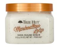 China Marshmallow Lodge Shea Sugar Brightening Exfoliating Body Scrub OBM for sale