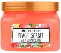 China Shea Sugar Tree Hut Peach Sorbet Scrub Smoothing Moisturizing Body for sale