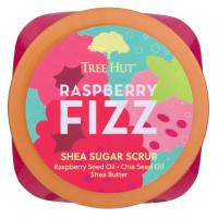 China OEM Organic Body Exfoliator For Dry Skin Tree Hut Raspberry Fizz Shea Sugar Scrub for sale