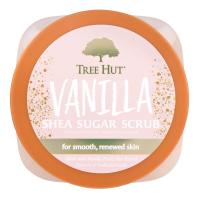 China 18oz Tree Hut Vanilla Shea Sugar Exfoliating Shea Butter Body Scrub Hydrating for sale