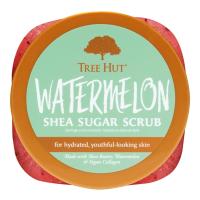 China Dry Skin Watermelon Shea Sugar Scrub Natural Body Exfoliator 510g for sale