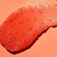 China Dry Skin Watermelon Shea Sugar Scrub Natural Body Exfoliator 510g for sale