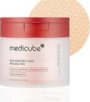 China Breakout-Prone Skin Exfoliating Toner Pads Medicube Red Succinic Acid Panthenol Facial Peeling Pads with Niacinamide AHA BHA for sale