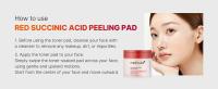 China Breakout-Prone Skin Exfoliating Toner Pads Medicube Red Succinic Acid Panthenol Facial Peeling Pads with Niacinamide AHA BHA for sale