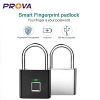 China Smart Zinc Alloy Fingerprint Scanner Padlock For Personal Belongs Safety for sale