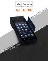 China Multifunctional Android Handheld Terminal With Thermal Paper Printing for sale
