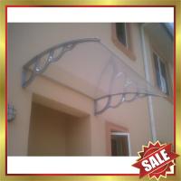 China beautiful modern big size villa building rain sun window door polycarbonte pc DIY awning canopy shelter suvisor for sale