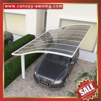 China Excellent outdoor park car shelter canopy awning carport with aluminum framework and polycarbonate sheet for sale