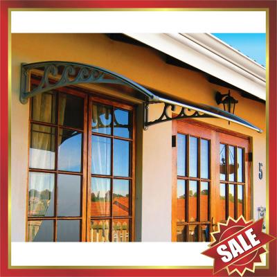 China Nice house door window pc polycarbonate canopy canopies awning shelter cover diy for sale