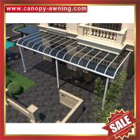 China hot selling house backyard patio terrace balcony aluminum polycarbonate awning canopy canopies shelter for sale