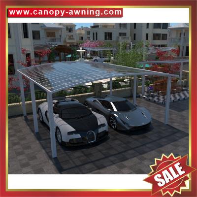 China hot selling outdoor backyard polycarbonate aluminum park cars shelter canopy awning garage carport for sale