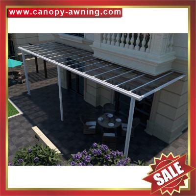 China outdoor house backyard patio terrace balcony porch aluminum polycarbonate awning shelter canopy for sales for sale