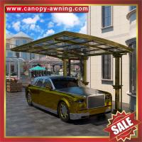China luxury rome style backyard polycarbonate aluminium parking single car shelter canopy awning cover carport for sale for sale