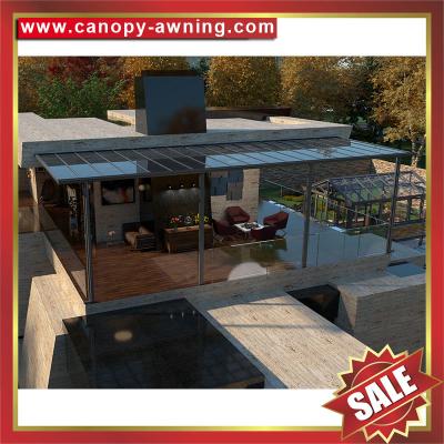 China excellent outdoor backyard patio terrace balcony aluminum polycarbonate awning canopy canopies shelter for sales for sale