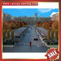 China excellent outdoor big size cantilever braces polycarbonate park cars shelter canopy awning carport for the projects for sale