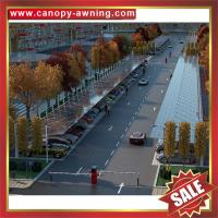 China excellent outdoor large size cantilever polycarbonate aluminum park cars shelter canopy awning carport for the project for sale