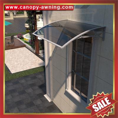 China excellent diy polycarbonate awning canopy shelter with cast aluminum bracket arm support for sales for sale