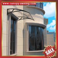 China excellent diy polycarbonate awning canopy shelter with cast aluminum bracket arm support for door window for sale