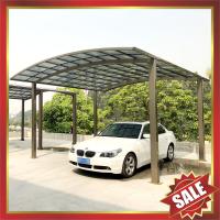 China high quality beautiful modern garden park sunshade parking car shed shelter polycarbonate carport sunvisor shield cover for sale