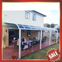 China outdoor villa house patio gazebo balcony corridor aluminum polycarbonate pc awning canopy canopies cover shelter covers for sale