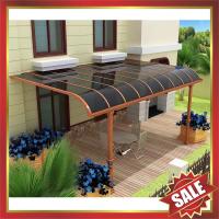 China outdoor patio gazebo balcony corridor porch window door aluminium aluminum alloy polycarbonate pc awning canopy shelter for sale