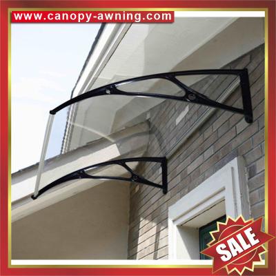 China excellent waterproofing wind resistance rain sun outdoor house window door diy awning canopy shelter with aluminum frame for sale