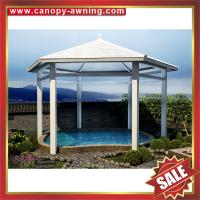 China french spanish Gazebo Aluminium metal pavilion pergola inn-nice sunshade shelter for garden! for sale