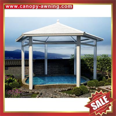 China french spanish Gazebo Aluminium metal pavilion pergola inn-nice sunshade shelter for garden! for sale