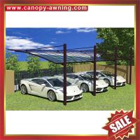 China outdoor rain sun pc polycarbonate aluminium aluminium parking car shelter canopy canopies awning cover shield carport for sale