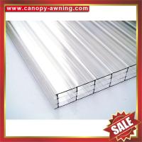 China excellent mutil walls four layers PC sheet,multiwall PC sheet,hollow polycarbonate sheet for sale