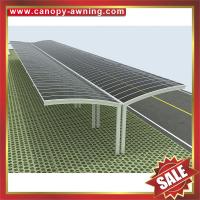China outdoor metal aluminum alloy polycarbonate pc carport parking car shed bike bicycle motorcycle shelter canopy awining for sale