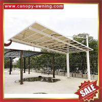 China excellent outdoor hauling pc polycarbonate aluminium aluminium parking car port shelter canopy cover shield carport for sale