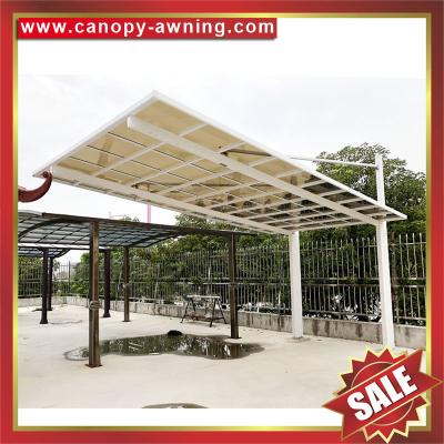 China excellent outdoor hauling pc polycarbonate aluminium aluminium parking car port shelter canopy cover shield carport for sale