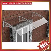 China house window door diy polycarbonate pc shelter Awning canopy with aluminium bracket support arm for sale
